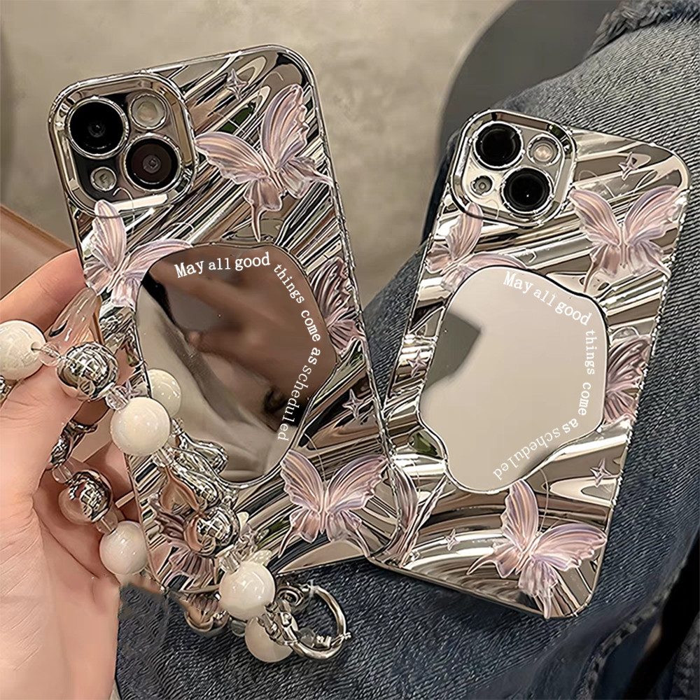 Makeup Mirror เคส For For iPhone 11 13 16 Pro Max 17 Air 15 14 12 XR 7 ...