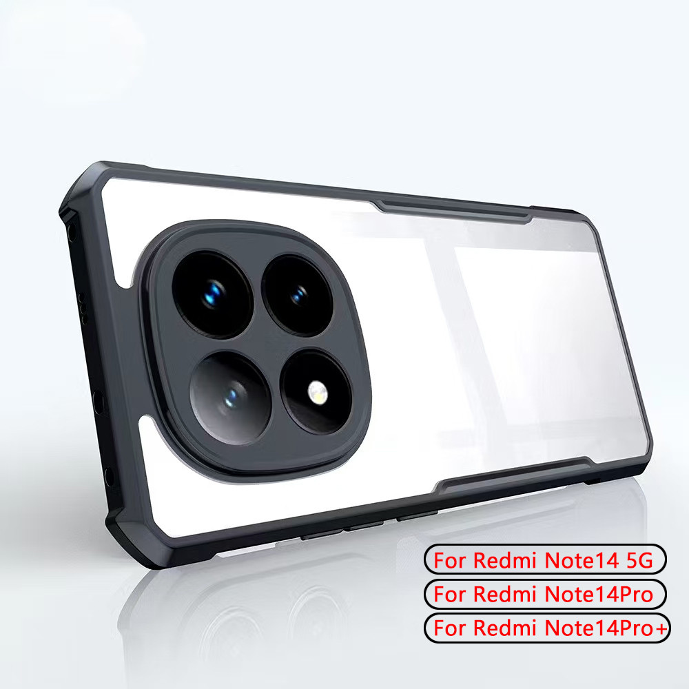 เคส หลังใส สำหรับ Redmi Note 14 Pro + 5G / Note14 Note14Pro Note14Pro+ / Redmi14C เคสกันกระแทก ...