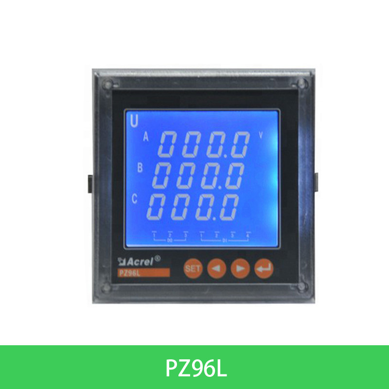 Acral PZ96L-E4/C เครื่องวัดพลังงานอัจฉริยะแผงแบบสองทิศทาง 480v สามเฟส AC Meter RS485 สําหรับอิน ...