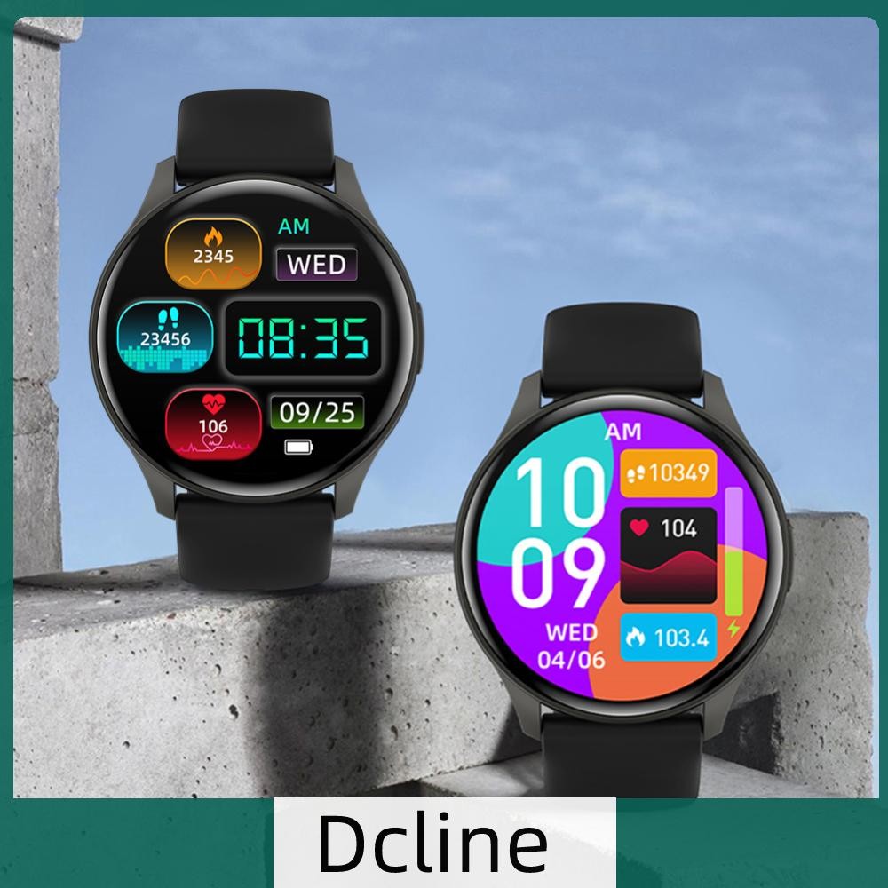 สมาร์ทวอทช์ BT Call Sport Watch 24/7 Heart Rate & Sleep Monitor Fitness ...