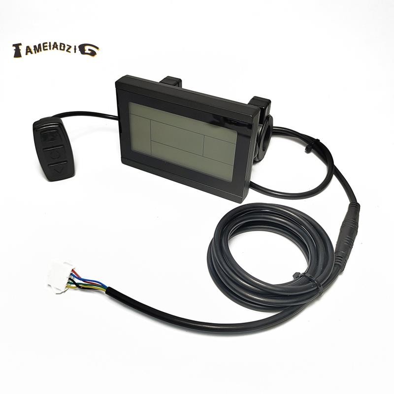 จอแสดงผลLCDกันน้ําสำหรับจักรยานไฟฟ้าKT LCD3 รองรับ24V-72V ทำด้วยโลหะและ ...