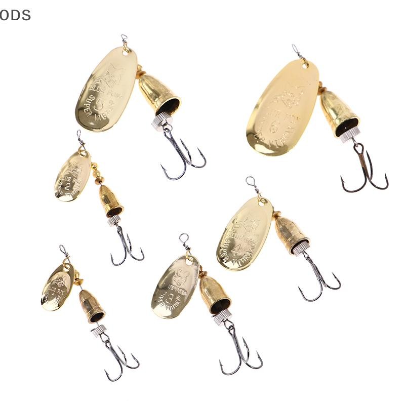 Ods ใบมีดหมุน Spinner โลหะ Lure ทองเหลืองประดิษฐ์ช้อนเหยื่อ Fishing ...
