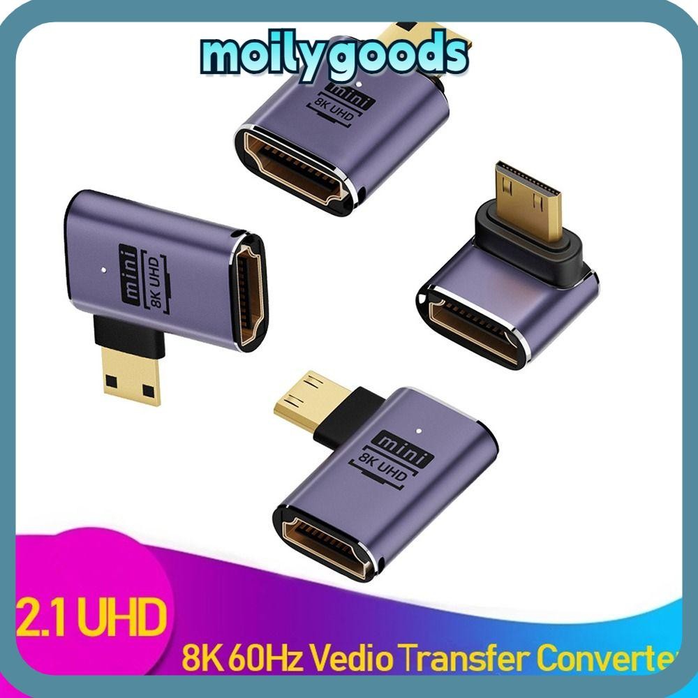 Moilyhd Mini /Micro HD เป็น HDMI เข้ากันได้กับ HD 2.1 Monitor ...