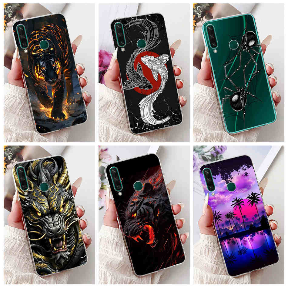 สําหรับ Huawei Y6P MED-LX9 MED-LX9N ใหม่แฟชั่น Dragon Spider สไตล์ปลอก ...