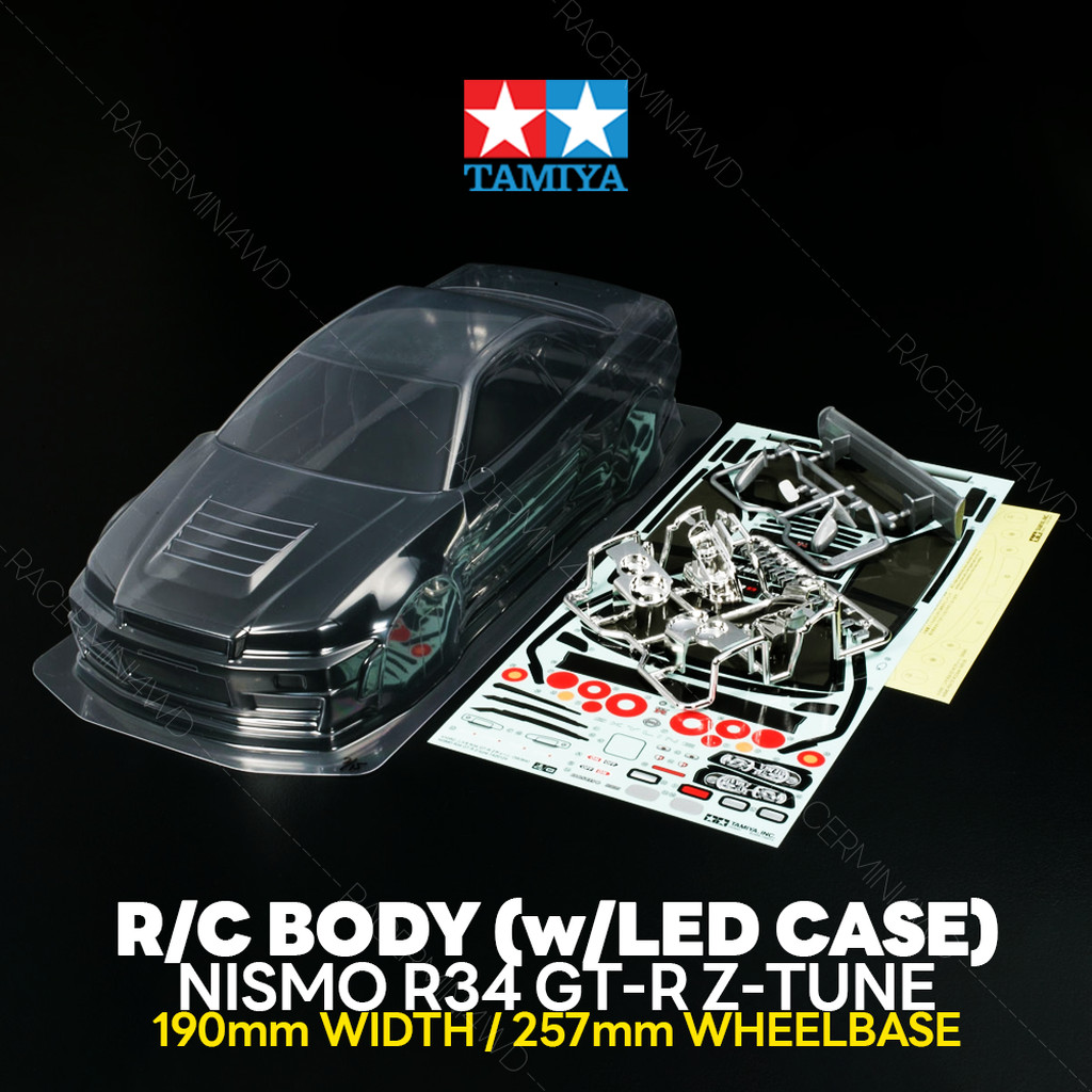 TAMIYA 1/10 Nismo R34 GT-R Z-Tune Body Parts Set (257mm) 51246 | Shopee Thailand