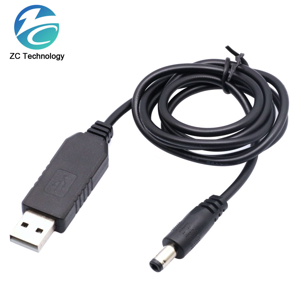Usb Power Boost Line Dc 5v ถึง Dc 9v / 12v Step Up โมดูลอะแดปเตอร์แปลง Usb สาย 2.1x5.5 มม.ปลั๊ก ...