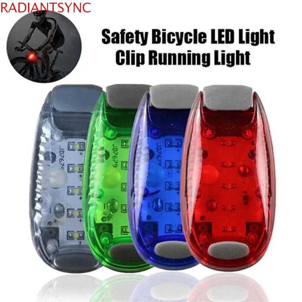 Radiantsync นําทางไฟ LED, กันน้ําสีฟ้า/สีแดง/สีเขียวคลิปไฟความปลอดภัย, อุปกรณ์จักรยานด้านข้าง ...