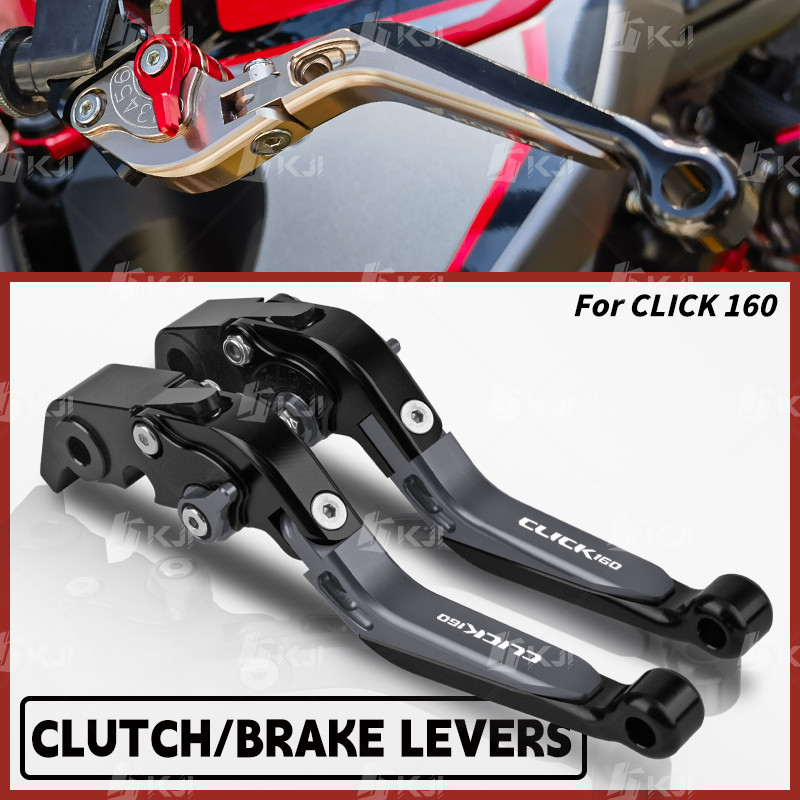 สําหรับ Honda CLICK160 ABS/CBS/STD ก้านเบรคชุดปรับพับ Handle Levers อุปกรณ์เสริมอะไหล่ | Shopee ...