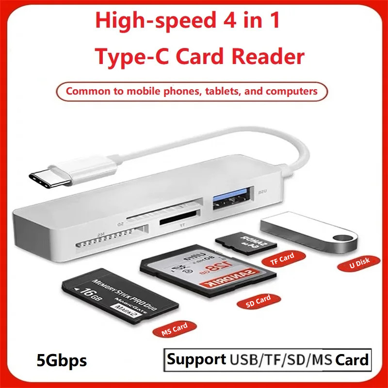 4 in 1 Card Reader สําหรับ Sony Memory Stick Pro Duo Micro/i-OS 26 18 ...