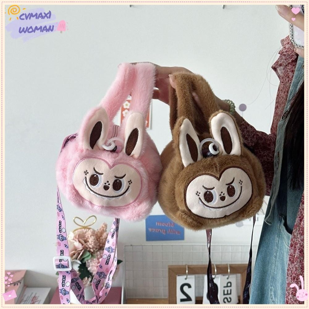 CYMX Labubu กระเป๋าสะพายข้าง, POP MART กระเป๋าสะพายมือถือ,ตุ๊กตาการ์ตูน ...