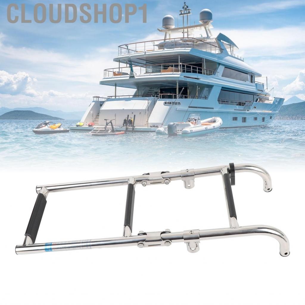 Cloudshop1 CloudShop1-th Oreilet Pontoon Boat 3 ขั้นตอนสแตนเลสสตีลพับ ...