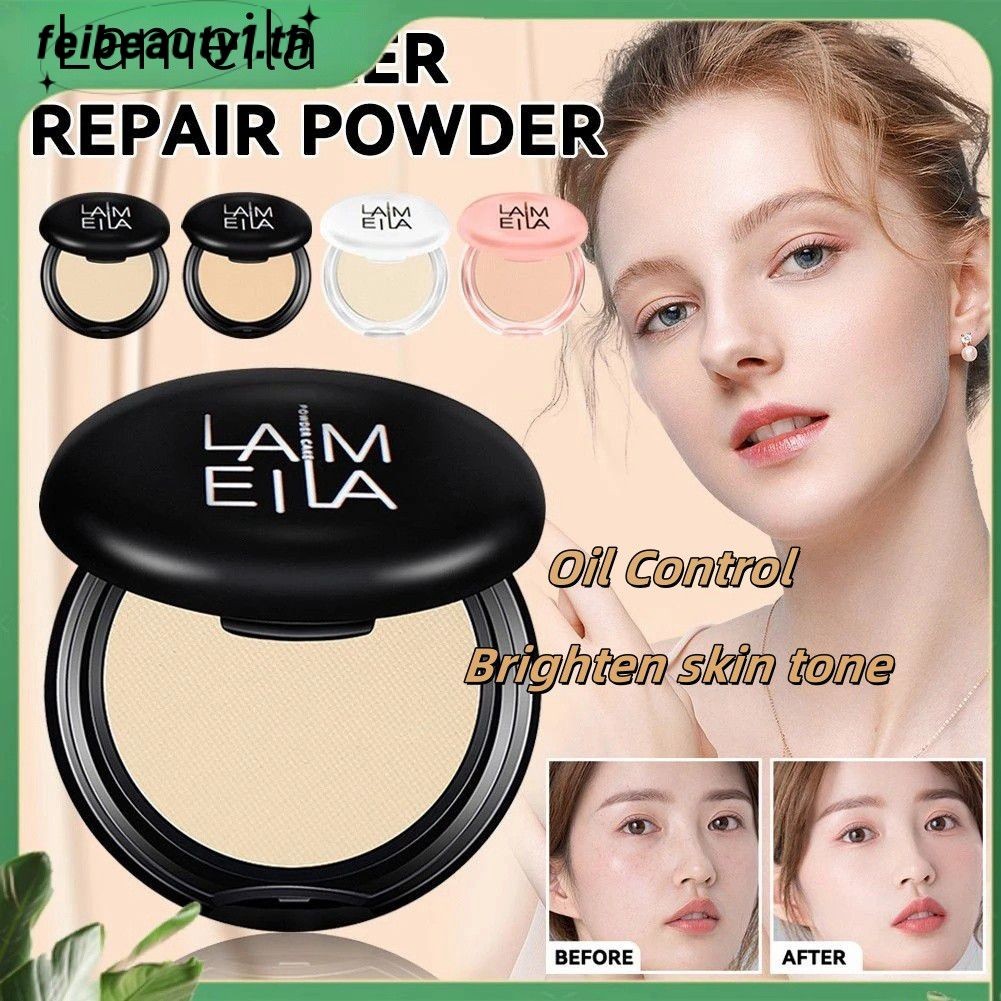 Lameila Powder Oil Control กันน้ํายาวนาน Brithen Skin Tone แป้งเค้กแห้ง ...