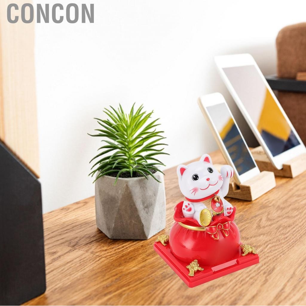 Concon HG Lucky Cat ตุ๊กตาเซ็นเซอร์วัดแสงพลังงานแสงอาทิตย์โบกแขนโชคดี ...