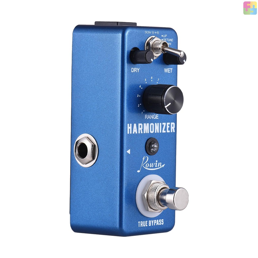 Rowin Dc 9 V 6.35 มม.ลูกบิด Bypass Harmonyzer เหยียบ Harmony/pitch 3 โหมดเหยียบและ Bypass Dc ...