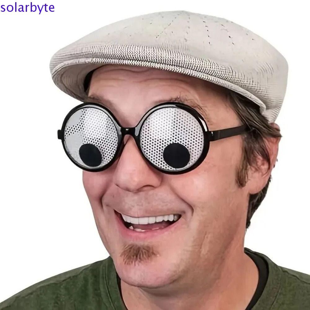 Solarbyte แว่นตาหมุนได้, ตลก Prank Trick Eyeball แว่นตา, แว่นตาแปลกใหม่ Cool Creative Party ...