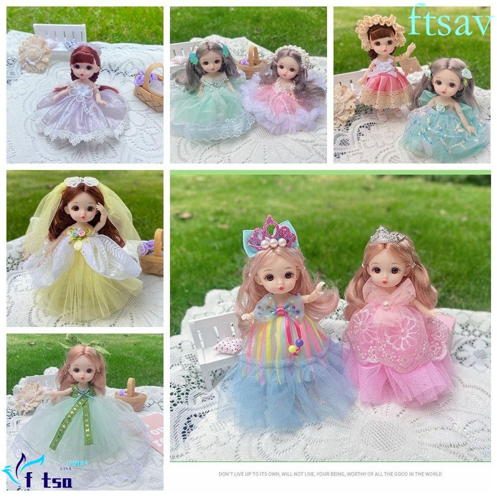 Swiftsaver Big Eyes Princess ตุ๊กตา Bjd, 16 ซม.13 ข้อต่อ 16 ซม.ตุ๊กตา ...