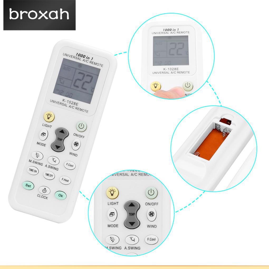 K-1028e Universal A/C Digital LCD Air Low Remote backlight Power ...