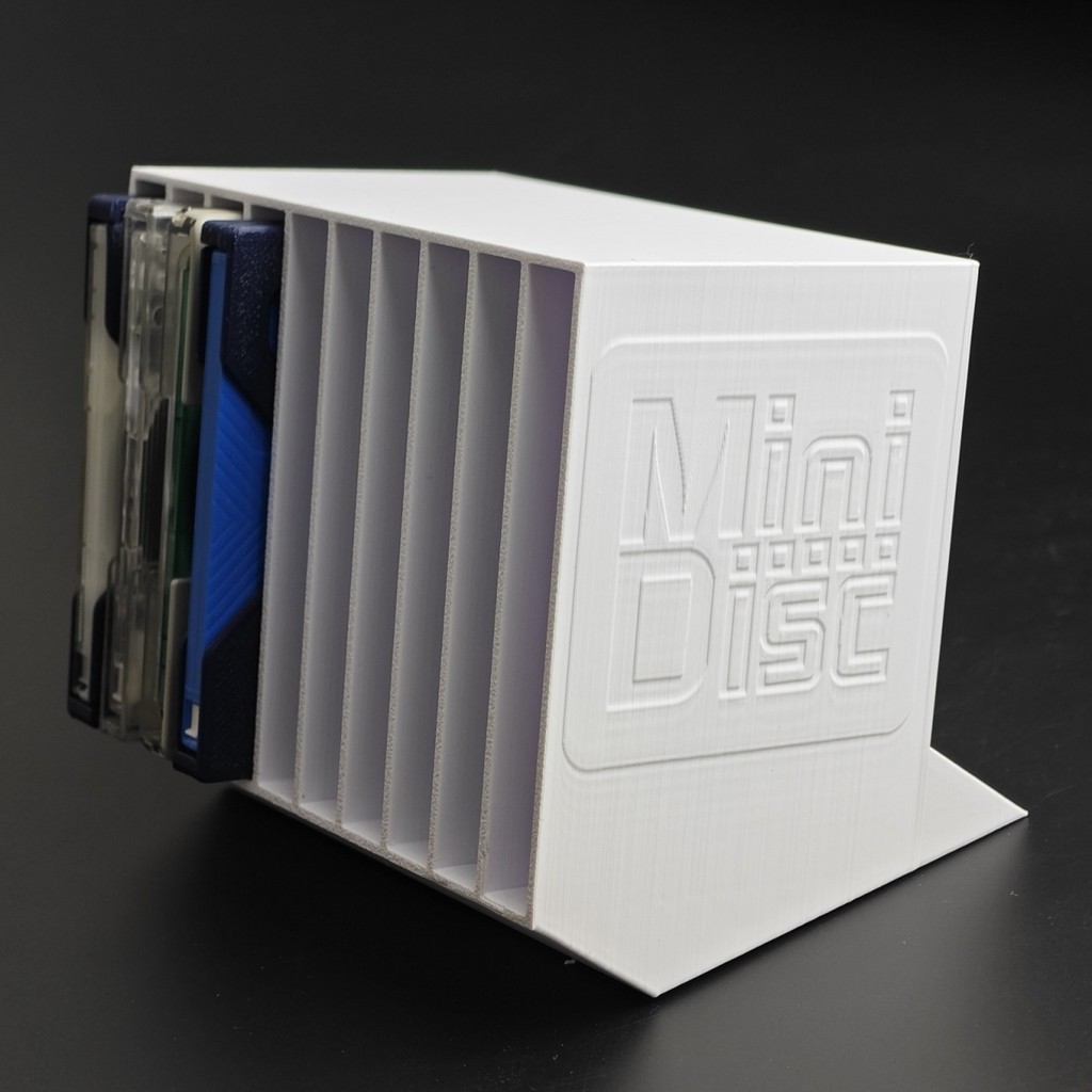 MD Disc MD Disc minidisc กล่องเก็บชั้นเก็บกล่องจัดระเบียบความจุขนาดใหญ่ ...