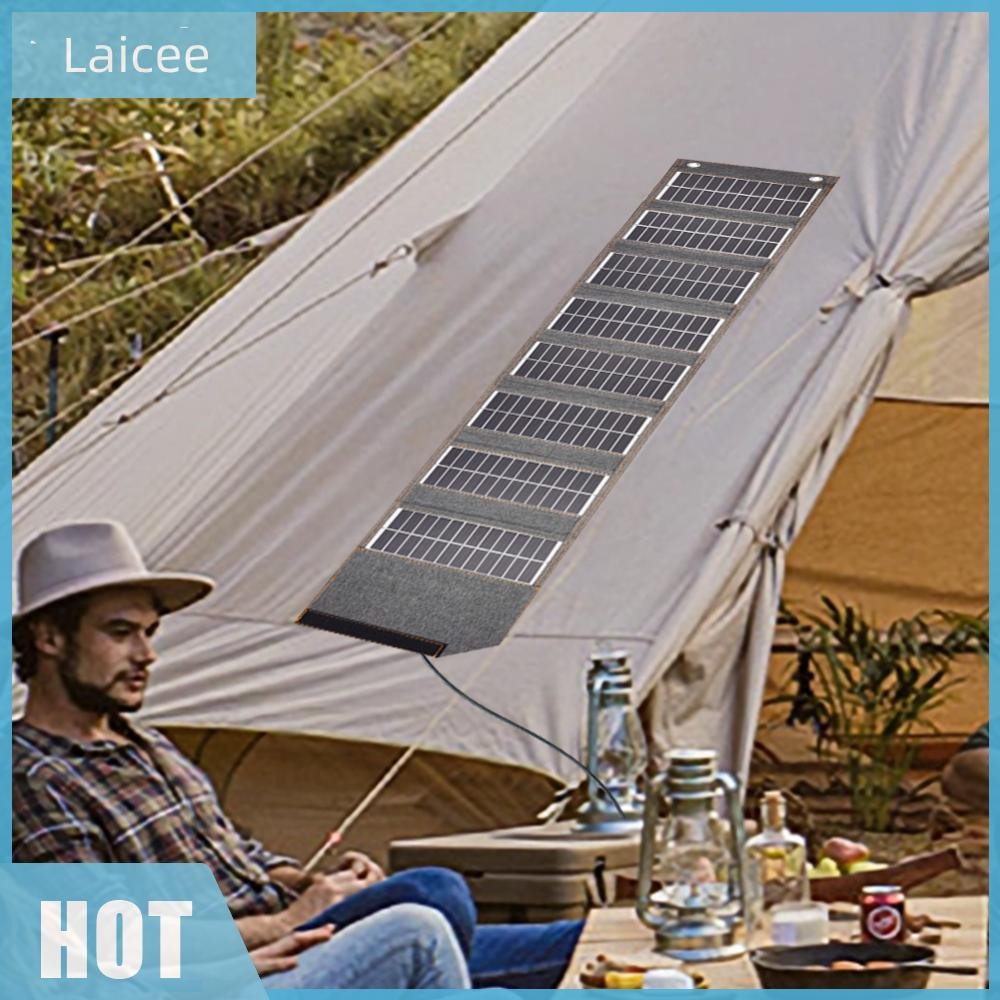 [Laicee.th] เครื่องชาร์จแบตเตอรี่แบบพกพา USB 8 พับ 16W 5V แผงโซลาร์เซลล์แบบพับได้สําหรับโทรศัพท์ ...
