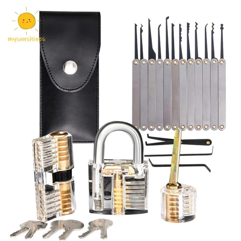 ☀MS Key Extractor Extractor Padlock Lockpick ชุดเครื่องมือ Extractor ...