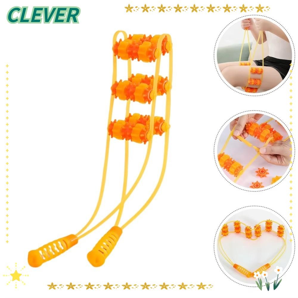 CLEVER Fitness Massage Roller Bead, Multi-Function Hand-held Back ...