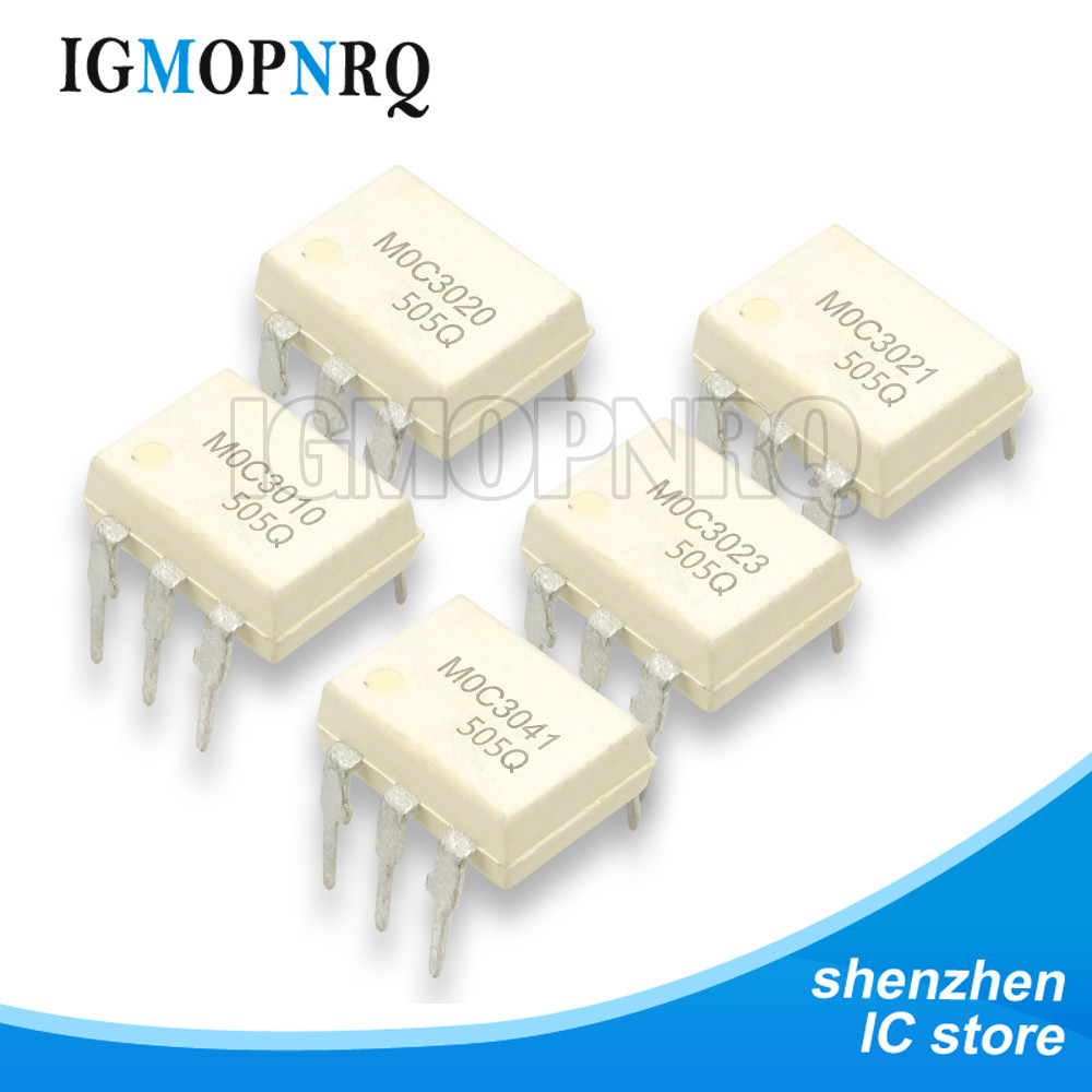 10pcs MOC3010 MOC3020 MOC3021 DIP MOC3023 MOC3041 MOC3043 MOC3052 MOC3061 MOC3063 MOC3083 DIP6 ...