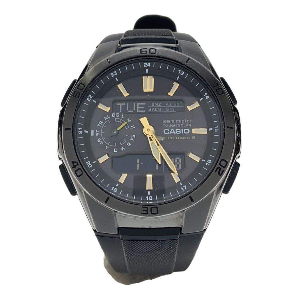 Casio นาฬิกาผู้ชาย Solar WAVECEPTOR Digiana ยางส่งตรงจากญี่ปุ่น มือสอง ...