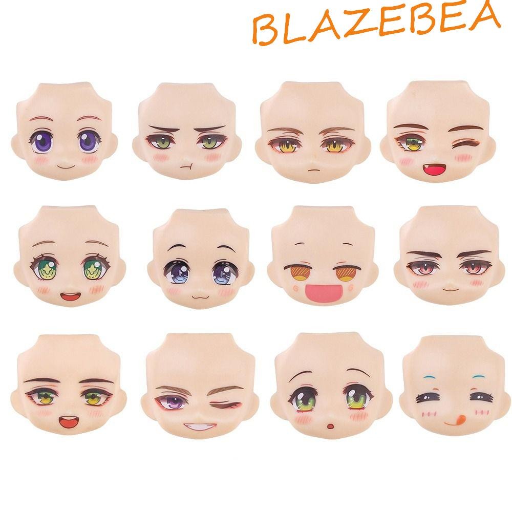 Blazebea OB11 ตุ๊กตาหน้า, Gsc หัว 3D Decal ตาตุ๊กตาเปลี่ยนใบหน้า, Ymy Gsc เปลี่ยนใบหน้าแต่งหน้า ...