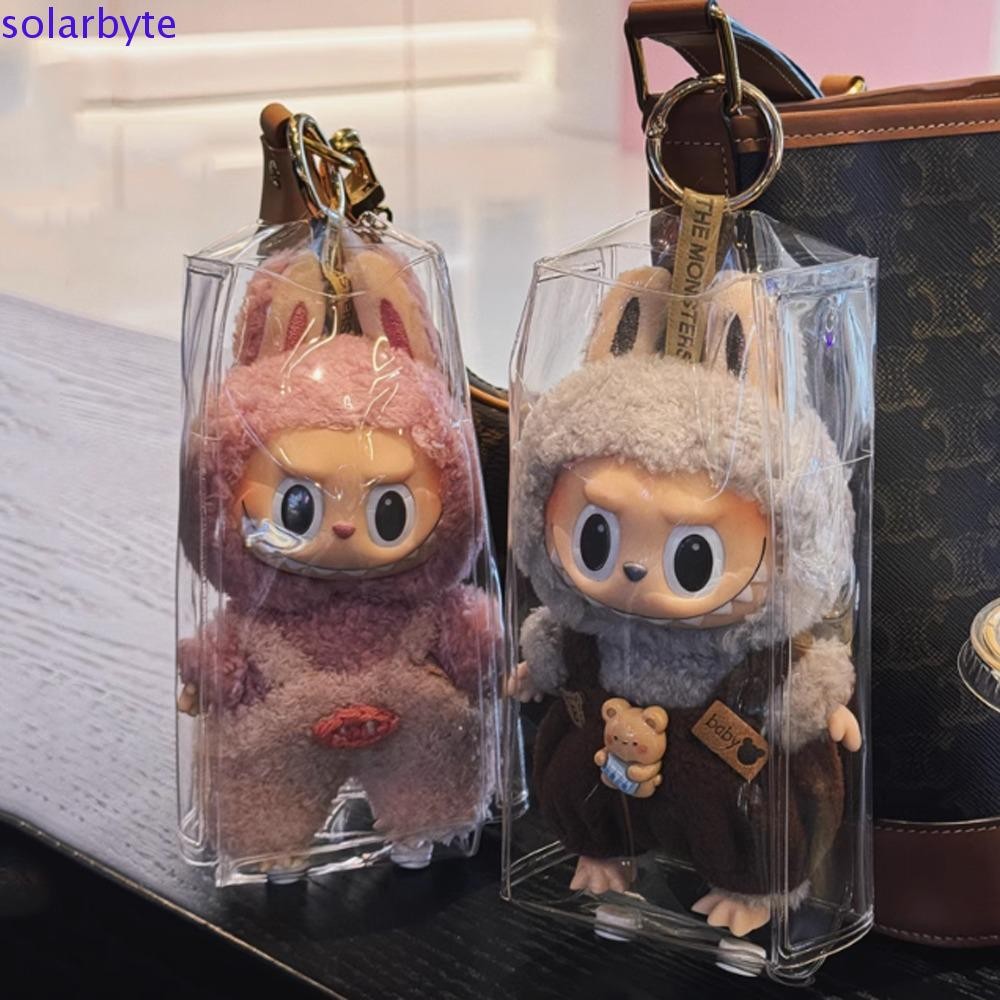 Solarbyte 2 ชิ้น Labubu Time ตุ๊กตา Out-ขากระเป๋า,กันฝุ่น PVC Labubu Time Display กระเป๋า ...