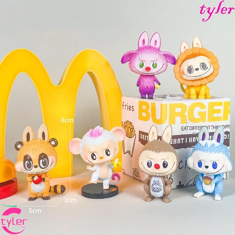 Tyler Labubu รูปตุ๊กตา, น่ารัก Anime Labubu Action Figure, น่ารักจําลอง ...