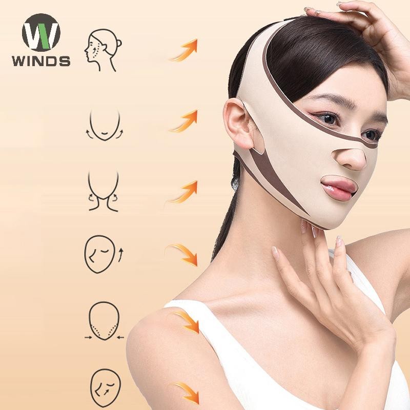 ODS Breathable V Face Band Cheek Lift Up Face Thin เข็มขัดลด Double ...