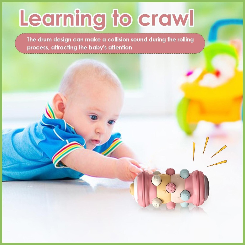 Crawling Roller ของเล่น Sensory Interactive Moving Montessori Play ...