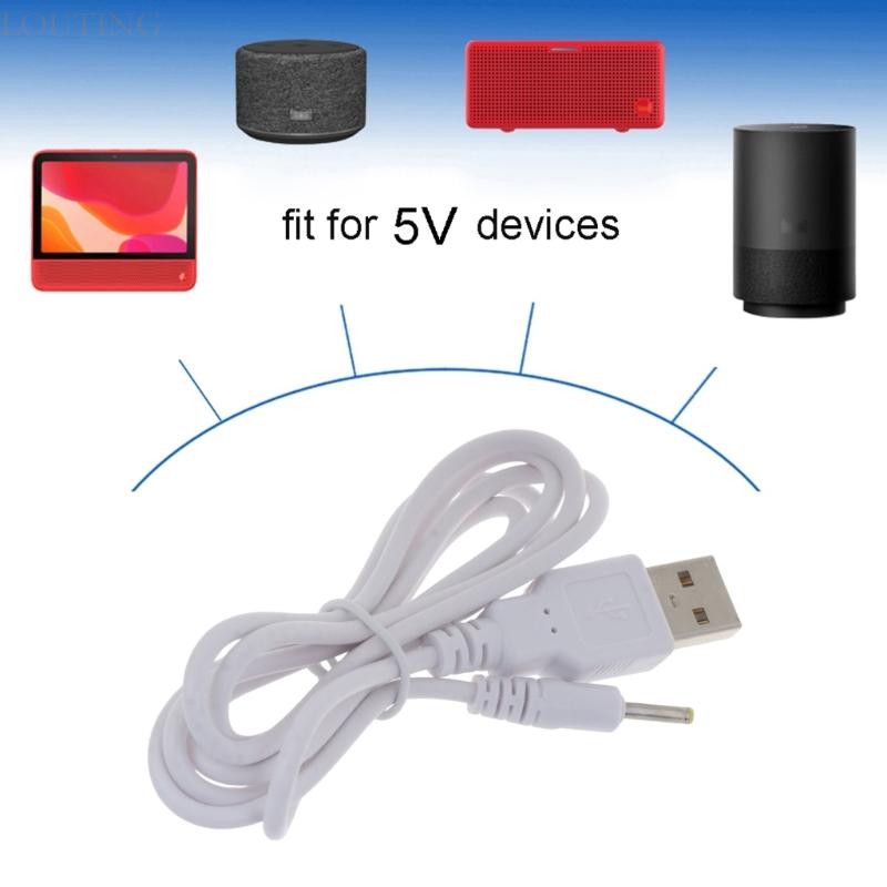 Louting 5V USB ถึง DC 2 5 มม.x 0 7 มม.แจ็คสายไฟวัสดุทนทาน 1 เมตร 2 เมตร ...