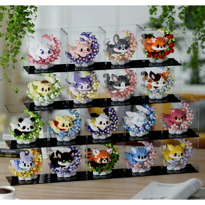 Sanmuสร้างสรรค์ความสนุกด้วยตัวต่อสัตว์แสนน่ารัก ธีมดอกไม้แสนหวาน | Shopee Thailand