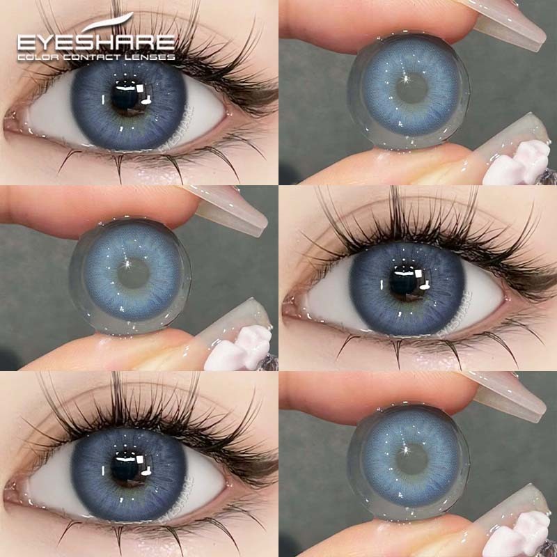 Eyeshare คอนแทคเลนส์ Eyes Beauty 1 ปีสีฟ้าสีเขียวคอนแทคเลนส์คู่ 2 ชิ้น ...