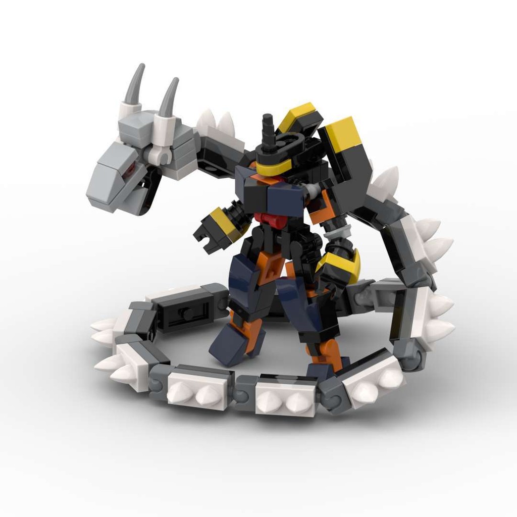 เข้ากันได้กับ Lego moc Building Blocks รุ่น Q EVA No. 6 เครื่อง เบอร์ 1 ...