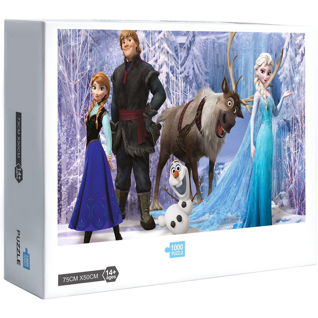 ใหม่ Frozen Elsa Anna Disney Princess Movie 300 500 1000 ชิ้นจิ๊กซอว์ ...