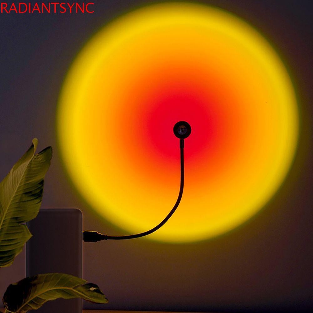 Radiantsync Sunset โคมไฟ Mini 7 สีตกแต่งบ้าน USB Powered Tik Tok Live ของขวัญวันวาเลนไทน์ ...