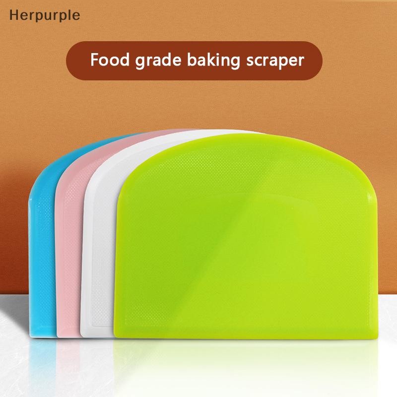 Herpurple ครัวเค้กครีมไม้พายแป้งมีดตัดเนย Batter Scraper ตกแต่งธรรมดา ...