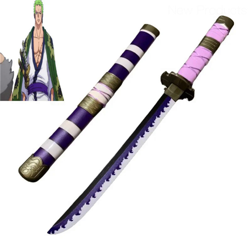 Cosplay Roronoa Zoro Anime 24inch Katana Role Play 2nd kitetsu Bamboo ...
