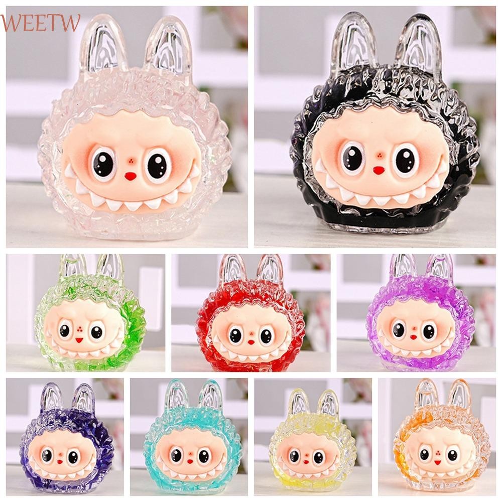 Weekw Candy Color Labubu ตุ๊กตา, Night Glow Noctilucent การ์ตูนอะคริลิค ...