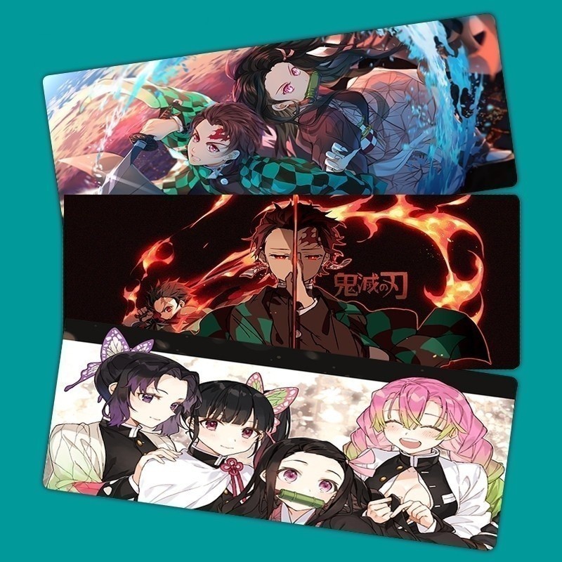 แผ่นรองเมาส์ demon anime 2022 mouse slayer : kimetsu no yaiba แผ่นรอง ...