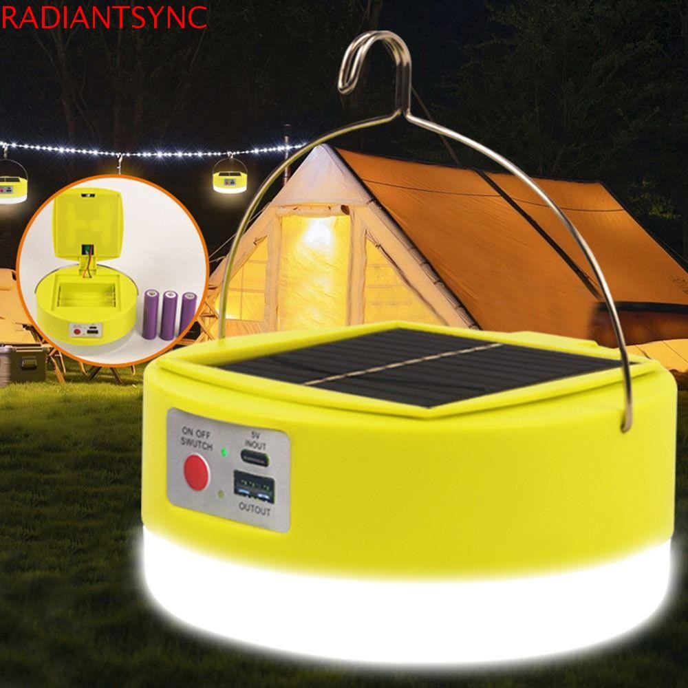 Radiantsync Camping Lamp Light, Long Endurance USB ชาร์จ Led พลังงานแสงอาทิตย์โคมไฟ,ไฟฉายมัลติฟั ...
