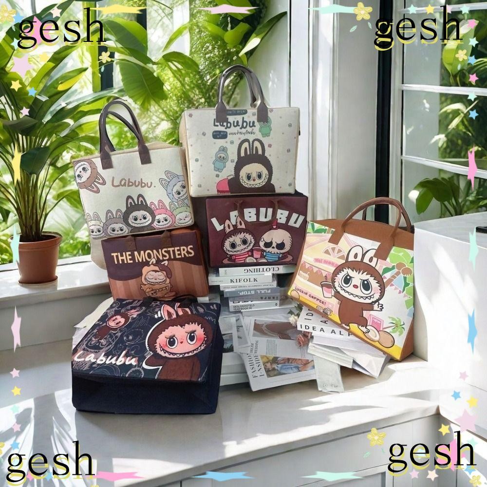 GESH Labubu Felt กระเป๋าเดินทาง, กระเป๋าโท้ทแบบพกพาความจุขนาดใหญ่ ...