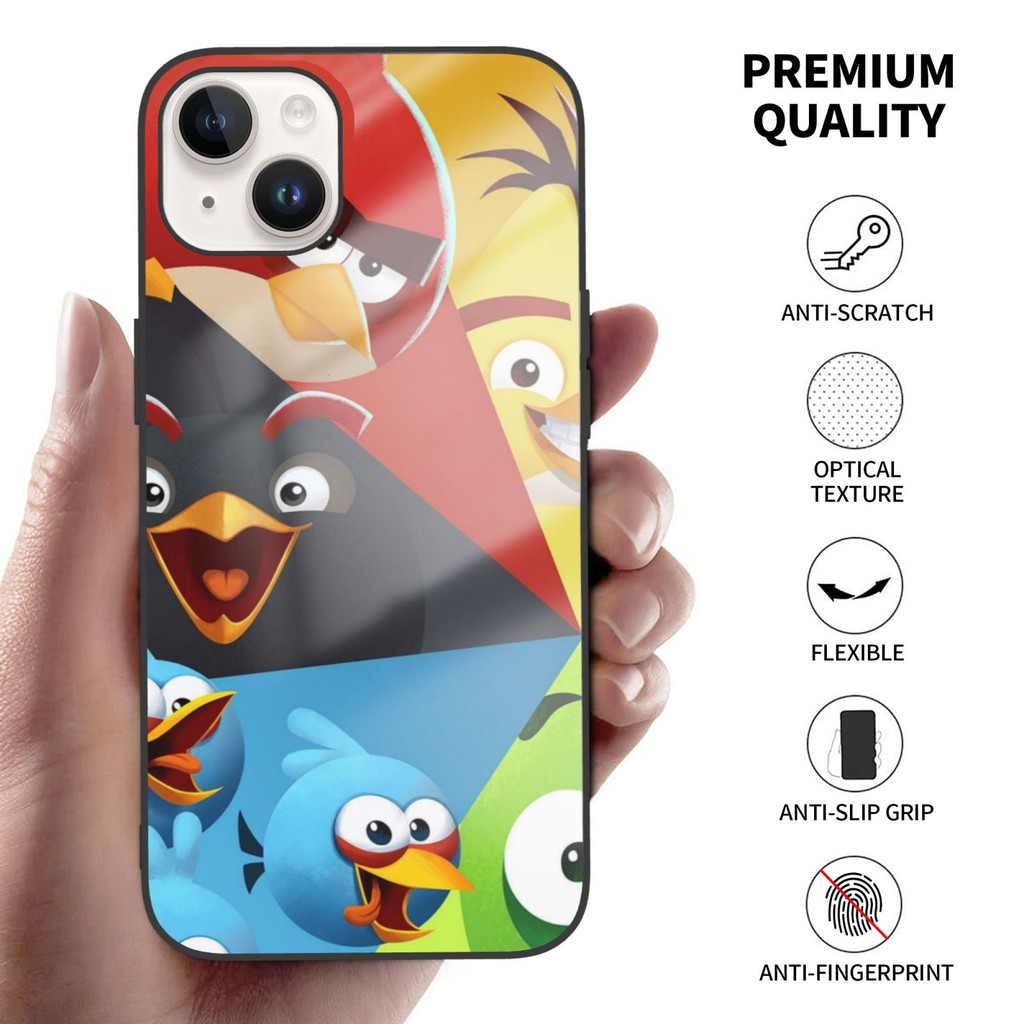 Angry Birds เคสโทรศัพท์กันกระแทกหรูหราสไตล์ใหม่IPhone 16 15 14 Pro Max ...