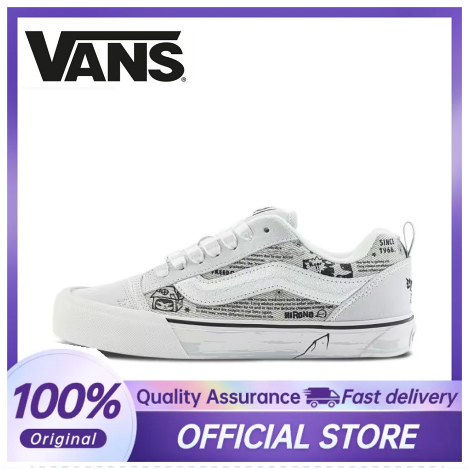 [Original] VANS knu Skool LOW TOP White round HEAD sneakers unisex ...