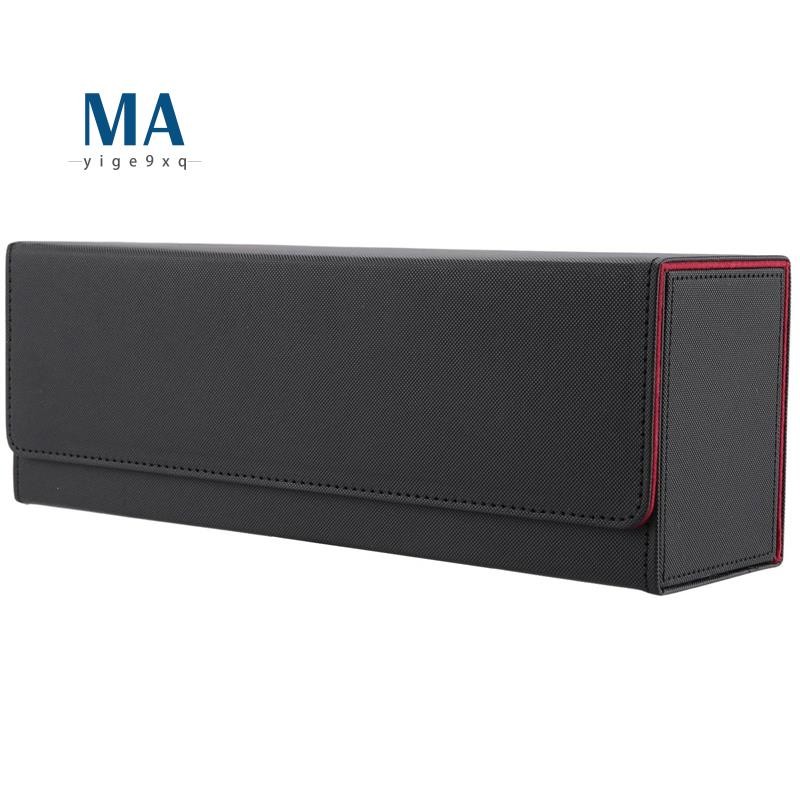 Meige9xqfor Desk Box 400 Card Desk Box Card Storage Box Deck Box PU ...