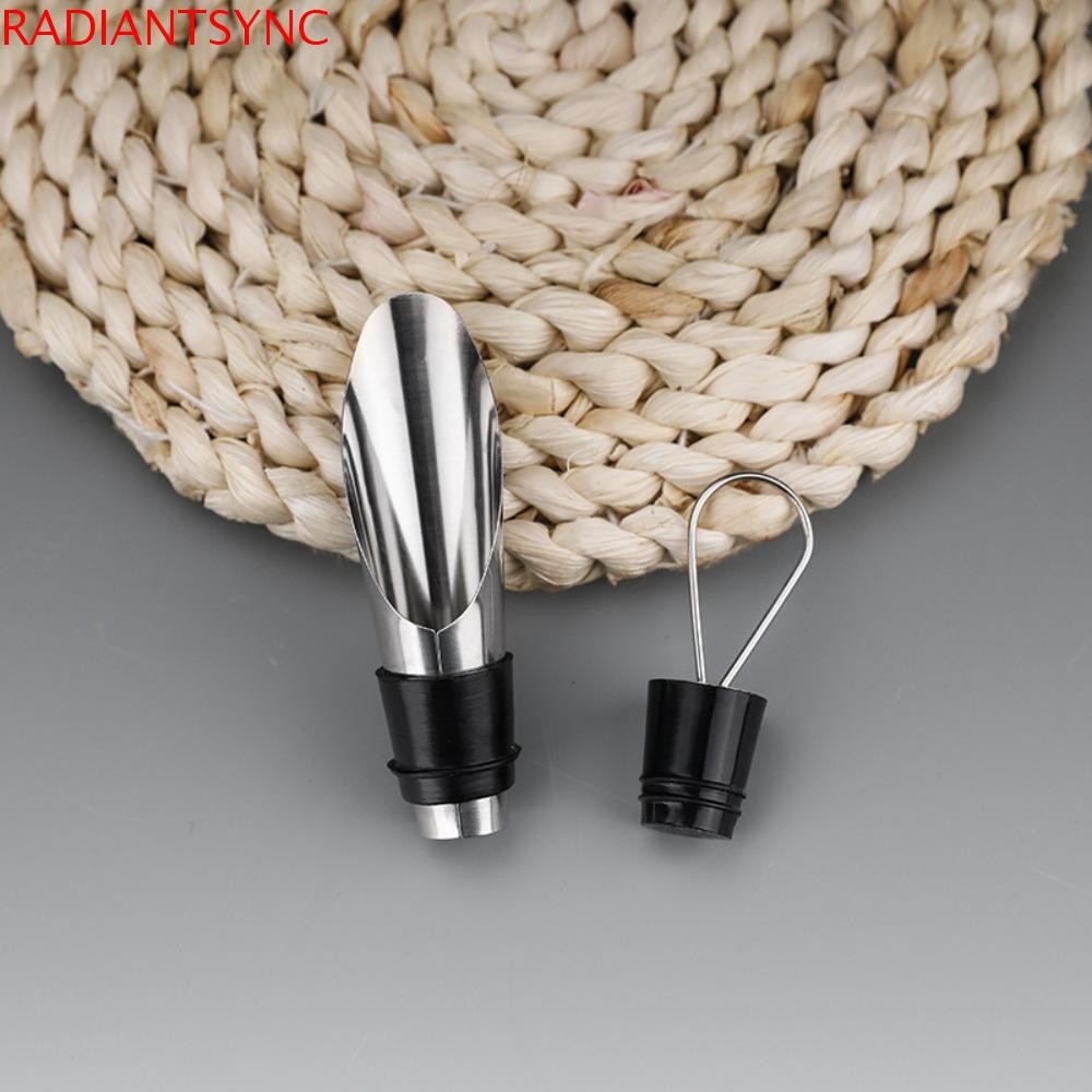 Radiantsync ที่รินไวน์, สแตนเลส 2-in-1 ขวดไวน์ Pour Spout Stopper, Barware Spill-proof Liquor ...