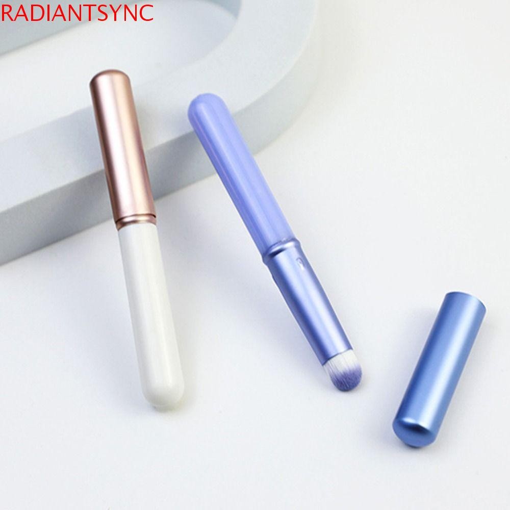 Radiantsync แปรงทาปาก, แปรงคอนซีลเลอร์มืออาชีพอเนกประสงค์, หัวกลมสะอาดและอนามัยมินิแบบพกพา ...