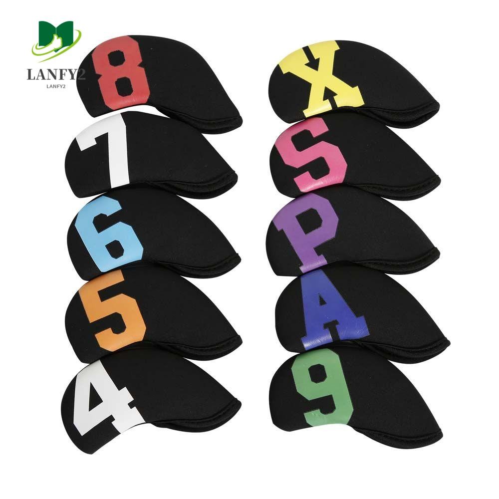 Alanfy Golf Iron Headcover 4-9,P,S,A, X กีฬาฝาครอบป้องกันอุปกรณ์การฝึก ...